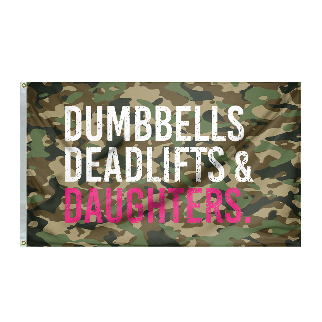 Triple D (Dads With Daughters) Flag (Camo) – CreateUrMark.com